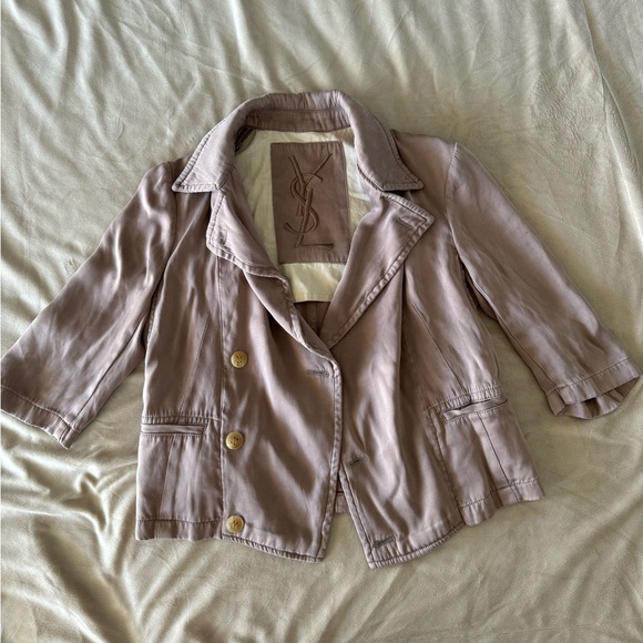 Yves Saint Laurent | Jackets & Coats | Yves Saint Laurent Ysl Womens ...